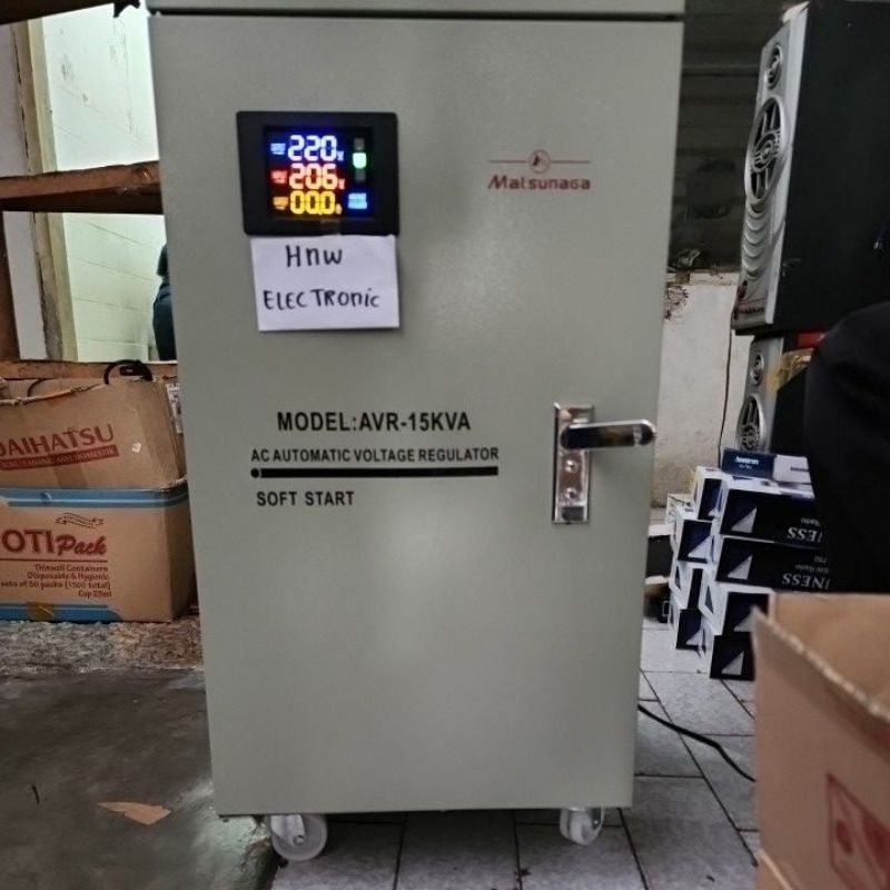Jual Stavol stabilizer Matsunaga 15.000w 15KVA 15.000watt 15.000 watt 1 Phase matsunaga 15000 ...
