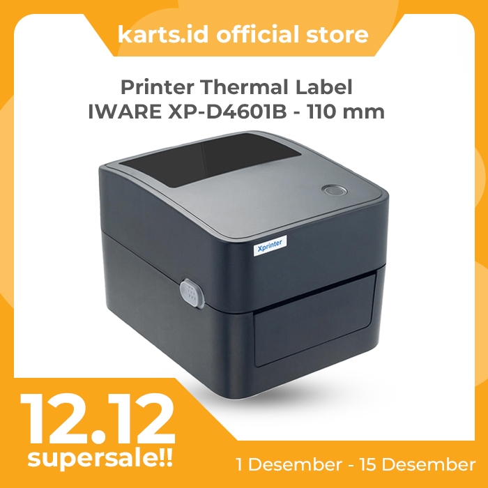 Jual Printer Thermal Label Iware Xprinter D4601B - 110MM | Shopee Indonesia