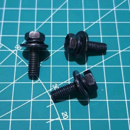 Jual BAUT BODY MOBIL DOBEL RING BEMPER BAUT RING MOBIL KUNCI 10 BAUT ...