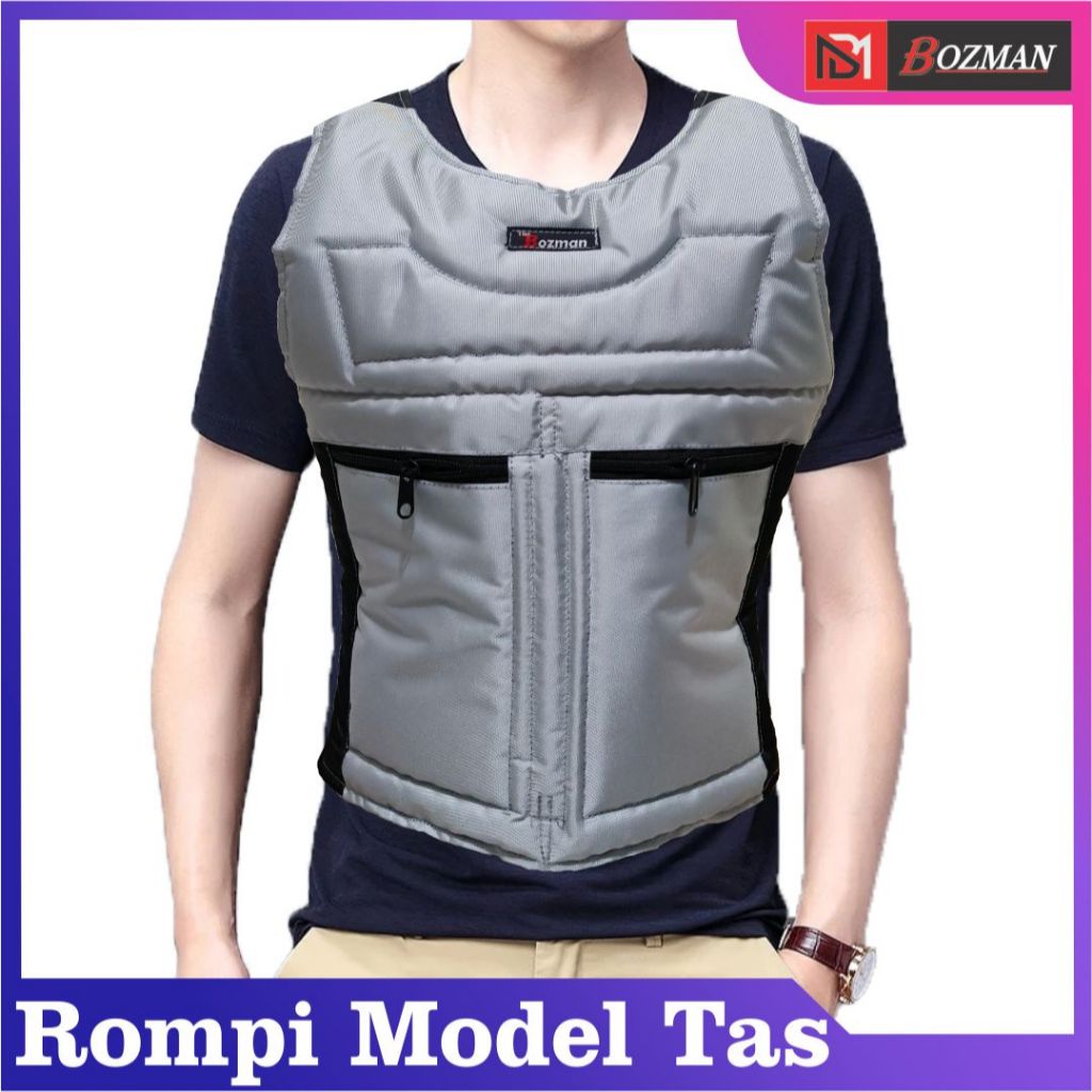 Jual Rompi Motor Pelindung Dada Tahan Angin Model Lipat Tas Smart Vest ...