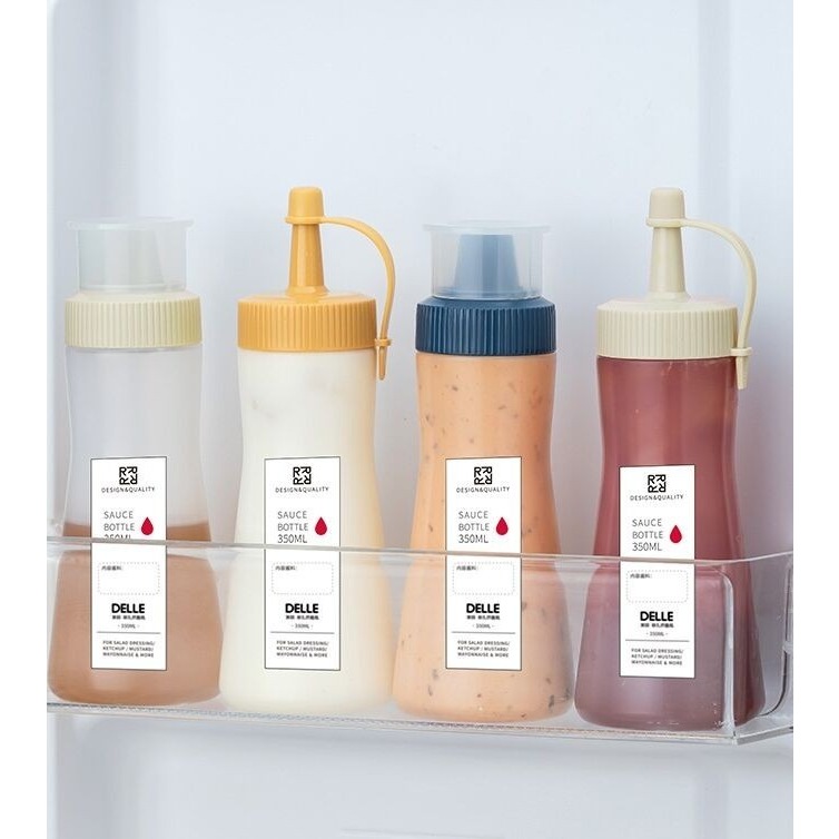 Jual Botol Saus DELLE 350ml - Sauce Ketchup Bottle - Botol Salad ...