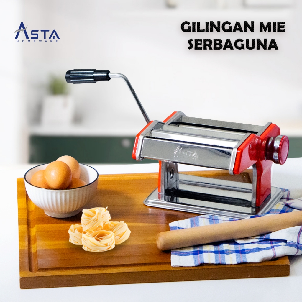 Jual Asta Gilingan Mie Pasta Maker Stainless Steel | Shopee Indonesia