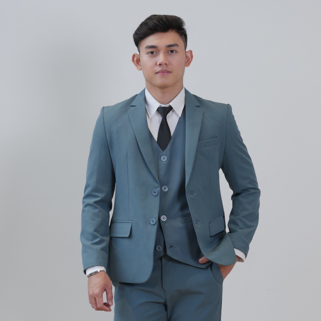 Jual Mubeng - Elegant Jas Slimfit Midnight Green (Free Cover Jas ...