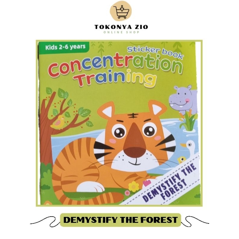 Jual Sticker Book Concentration Training ECER Satuan Buku stiker anak ...