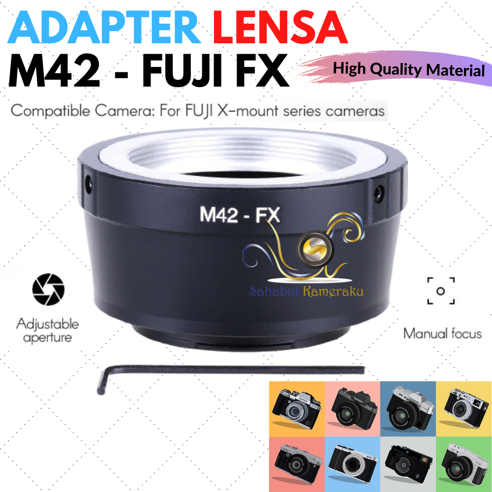 Jual Adapter M42-FX Lensa M42 Ke Body Fuji Fujifilm FX X Mount Adafter Converter | Shopee Indonesia