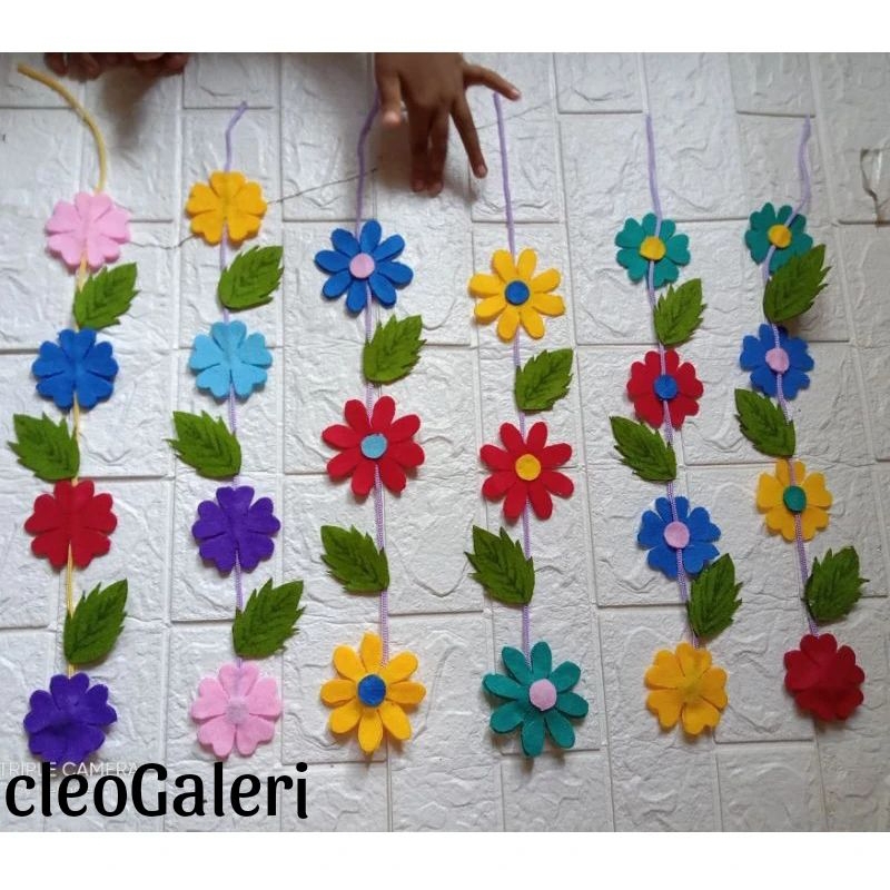 Jual Hiasan gantung hiasan jendela hiasan hiasan dinding hiasan kelas tugas sekolah hiasan bunga ...