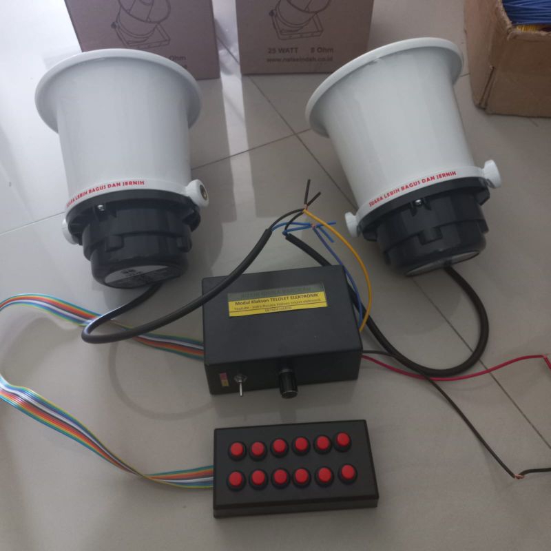 Jual Klakson Basuri 12 tombol campur remik | Shopee Indonesia