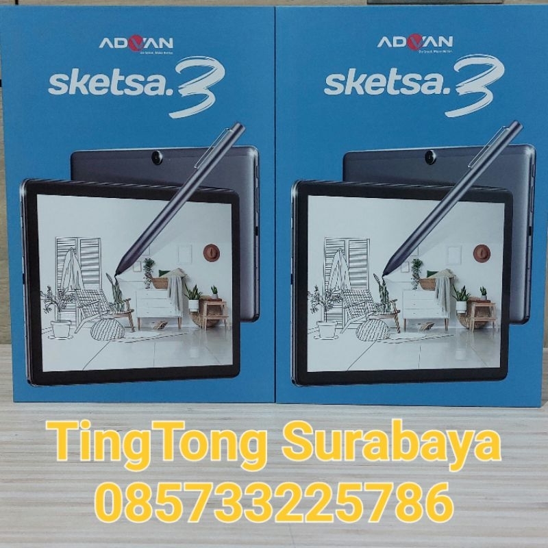 Jual advan tablet sketsa 3 6/128 full set resmi garansi | Shopee Indonesia