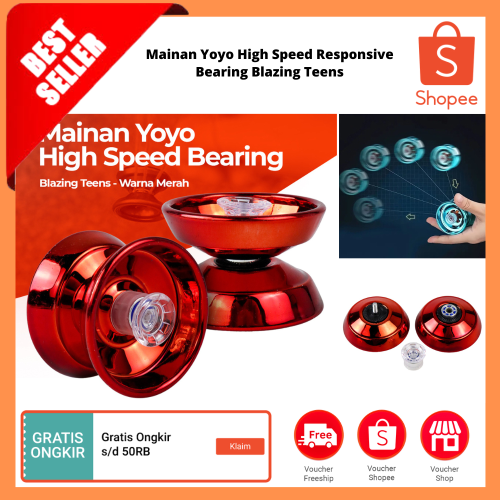 Jual Mainan Yoyo High Speed Responsive Bearing Blazing Teens / Mainan ...