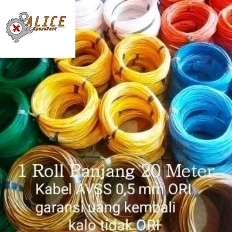 Jual KABEL AVS/AVSS 0,5 ORIGINAL PANJANG 10 METER STANDART ASTRA | Shopee Indonesia