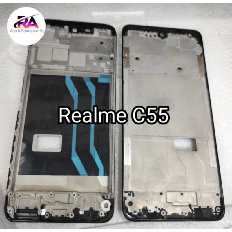 Jual Frame Tulang Tatakan Bazel Lcd Realme C55 RMX3710 | Shopee Indonesia