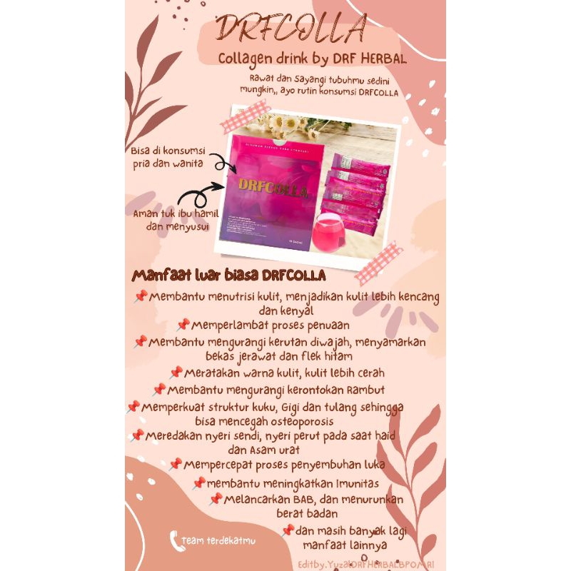 Jual DRFCOLLA collagen drink by DRF HERBAL ORYGINAL | Shopee Indonesia
