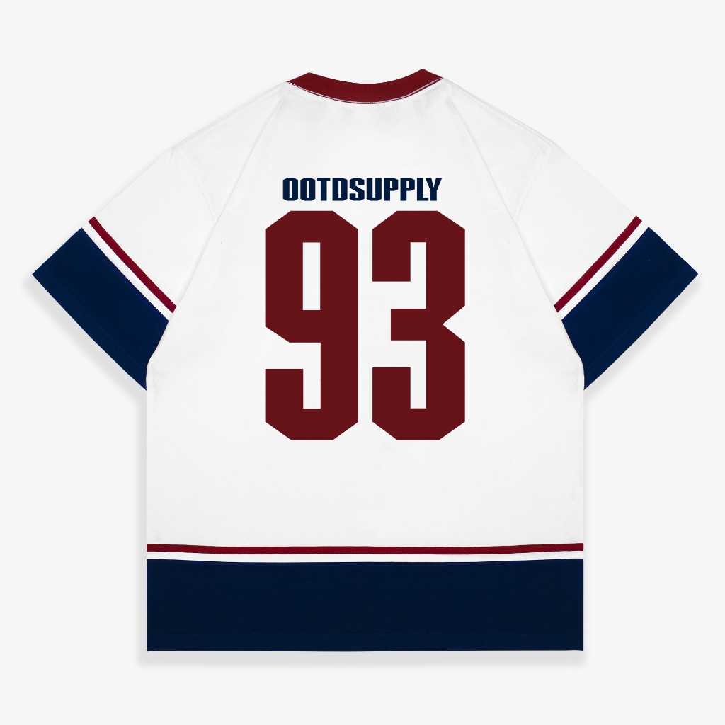Jual OOTDSUPPLY Oversize Triple Line T-shirt MIrage 93 3rd Combi | Kaos ...
