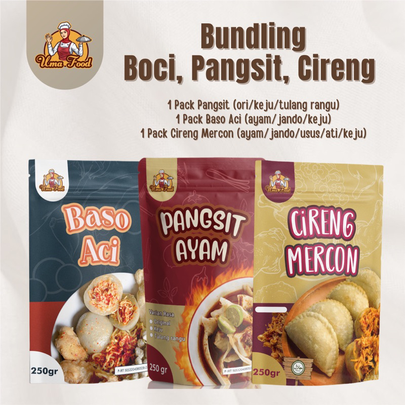 Jual BUNDLING Cireng Mercon, Pangsit Ayam, Baso Aci | Shopee Indonesia