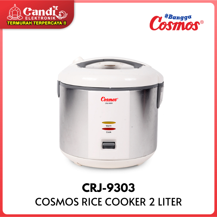 Jual COSMOS MAGIC COM RICE COOKER STAINLESS STEEL CRJ-9303 - 2L ...