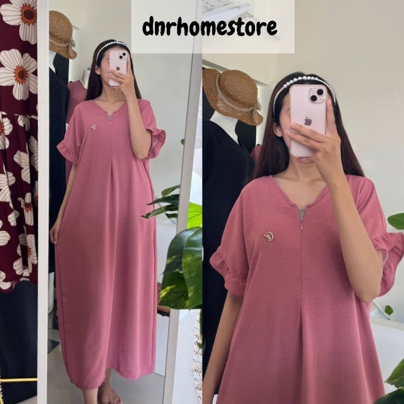 Jual Azzura Long Classic Busui Daster Kekinian Crinkle Sematakaki ...