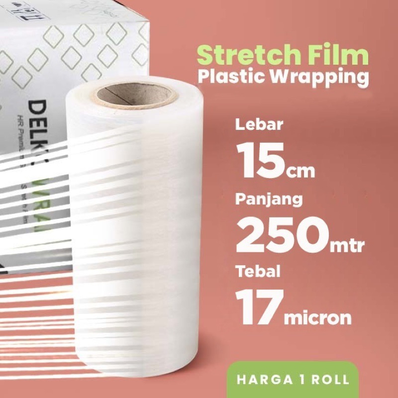 Jual PLASTIK WRAP WRAPPING - STRETCH FILM BENING 50X150 / STRETCH FILM ...