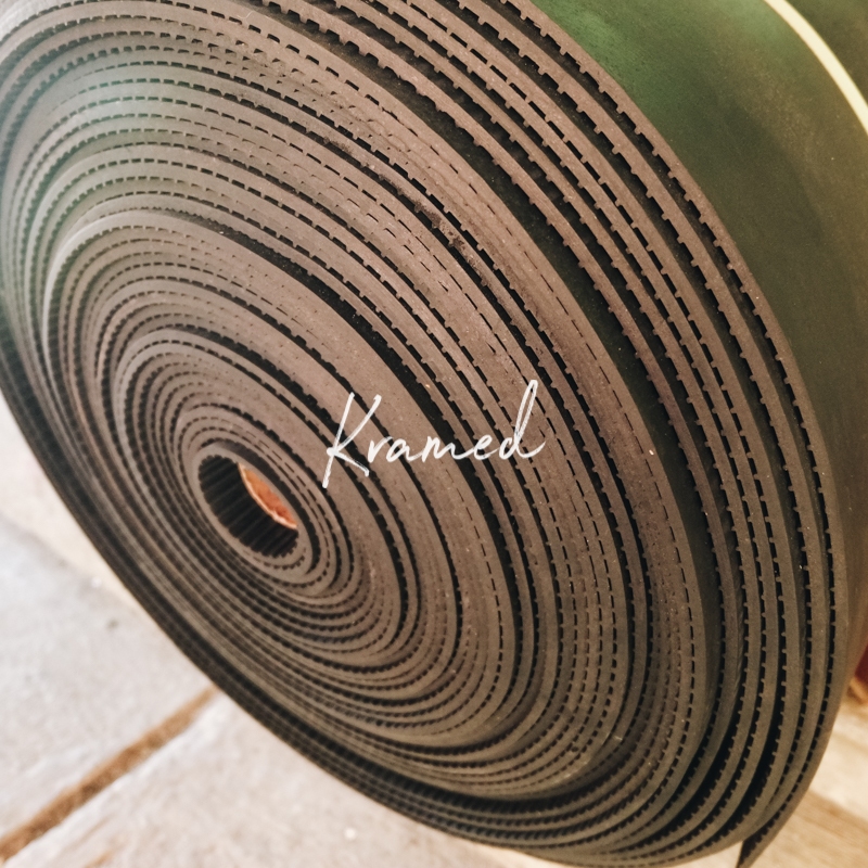 Jual Karpet Karet Roll Anti Slip Motif Garis Salur Warna Hitam Tebal 4 ...