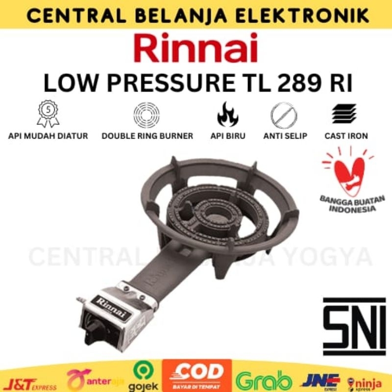 Jual Kompor 1 tungku High Pressure Rinnai RI 300HP/ TL 289 RI | Shopee ...