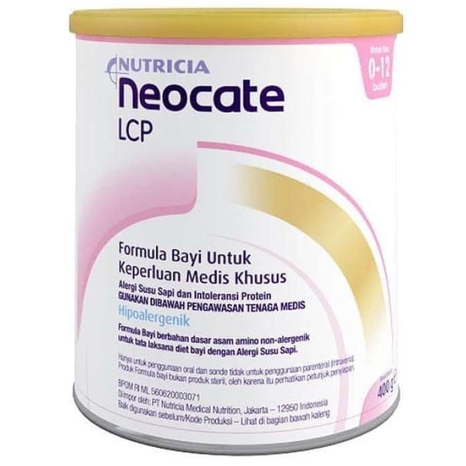 Jual NUTRICIA neocate LCP 400g | Shopee Indonesia