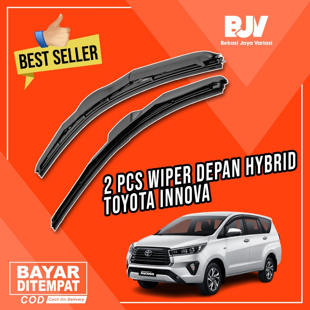 Jual 1 Set Wiper Hybrid Mobil Toyota Innova / All Grand New Innova ...