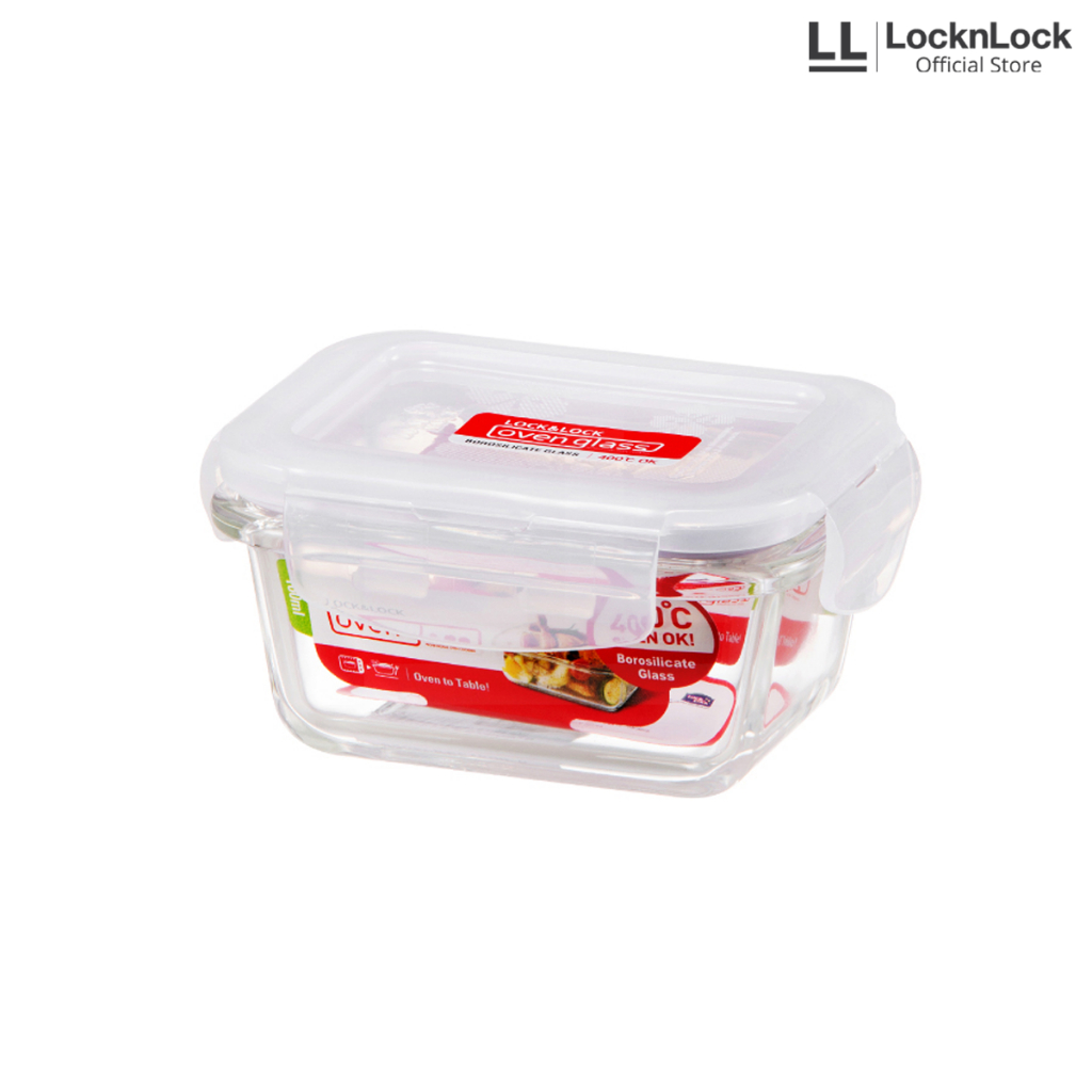 Jual LocknLock Oven Glass Wadah Makan Rectangular Series | Shopee Indonesia