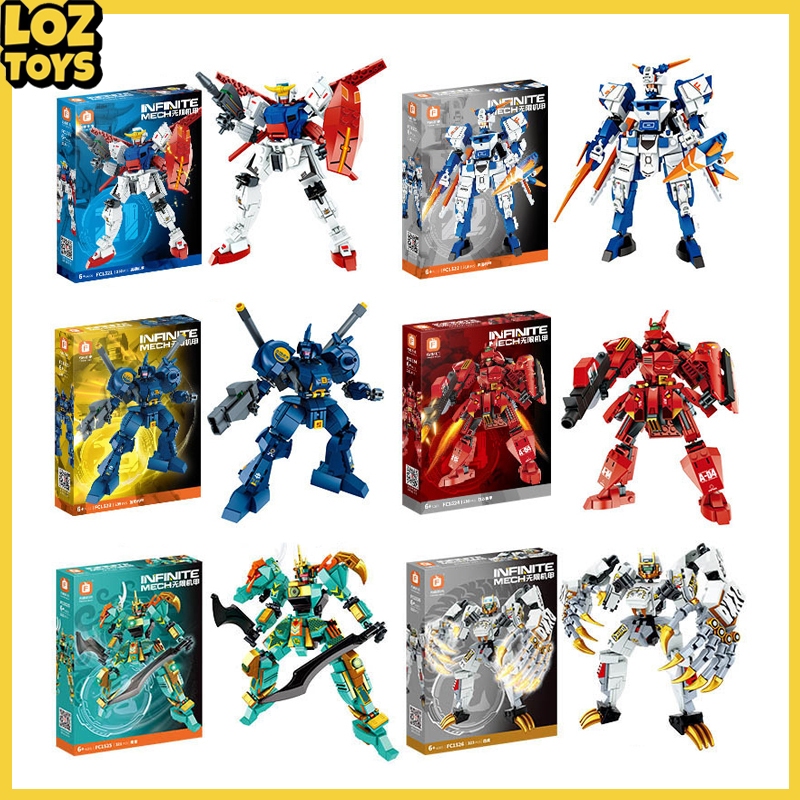 Jual LOZTOYS Bricks Balok DIY Mainan Mekanis Robot Seri Block Toys Anak ...