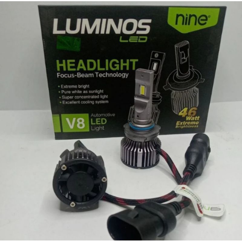 Jual LAMPU LED H11/ H7/ HB3(9005)/ HB4 (9006) V8 SATU WARNA DAN V9 3 WARNA PNP | Shopee Indonesia