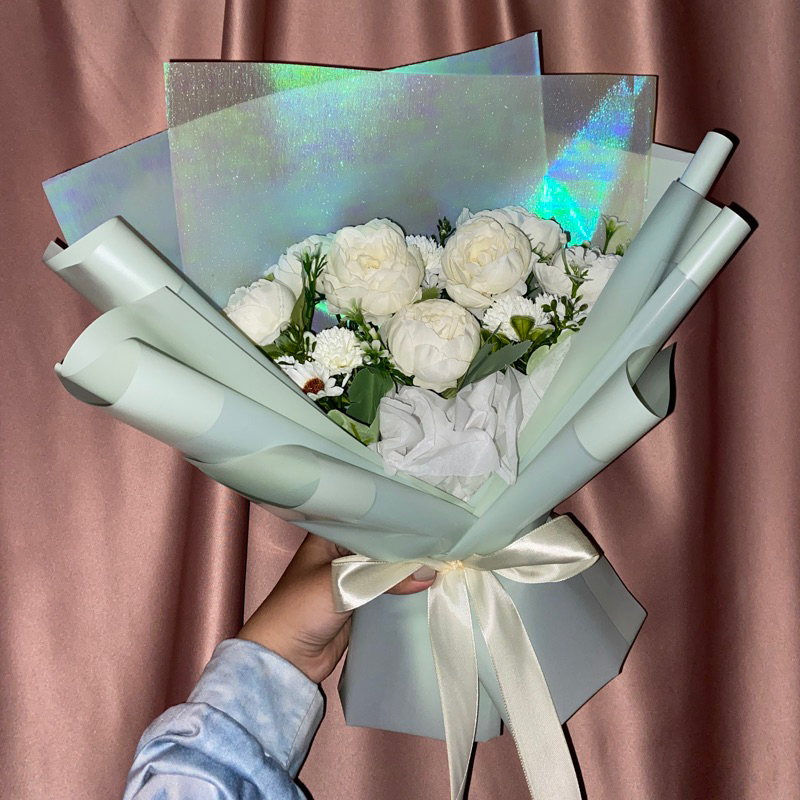 Jual BUKET BUNGA (LARGE) [FREE PACKING]/ ARTIFICIAL FLOWER BOUQUET ...