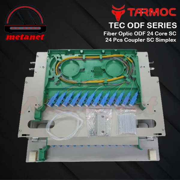 Jual Fiber Optic ODF/OTB 24 Core SC Lengkap Rackmount | ODF 24C SC ...