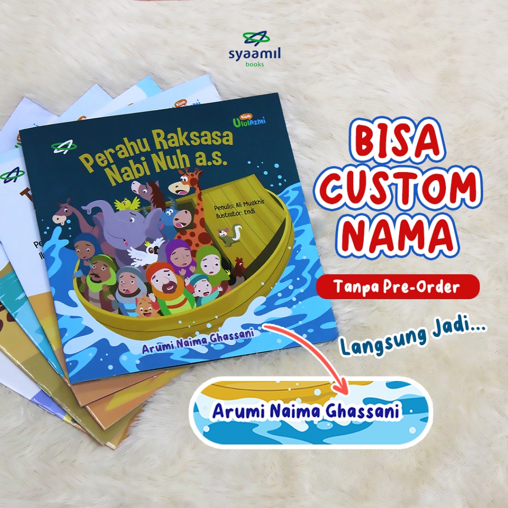 Jual Buku Cerita Anak Bergambar Soft Cover Kisah Rasul Ulul Azmi Nabi ...
