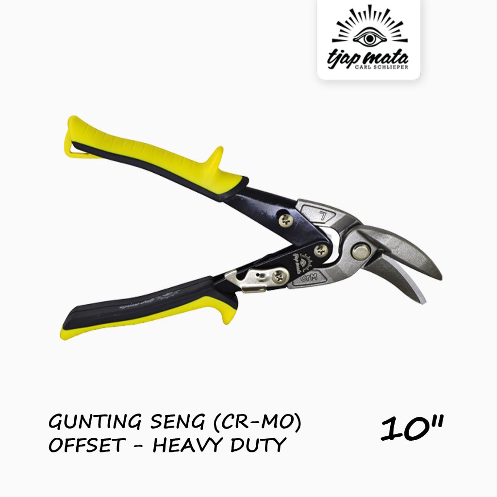 Jual TJAP MATA / CAP MATA Gunting Seng/ Holo/ Baja Ringan 10" Offset H ...
