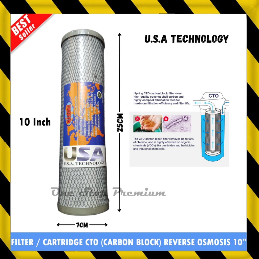 Jual WATER PURIFIER CTO CARTRIDGE KARTRIDGE KARTRID CATRIDGE FILTER ...