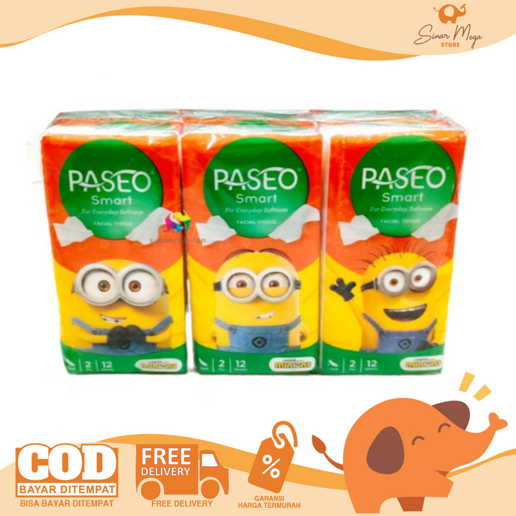 Jual PASEO Smart Tissue Hanky Pocket PER PAK ISI 6 / Facial Tissue ...