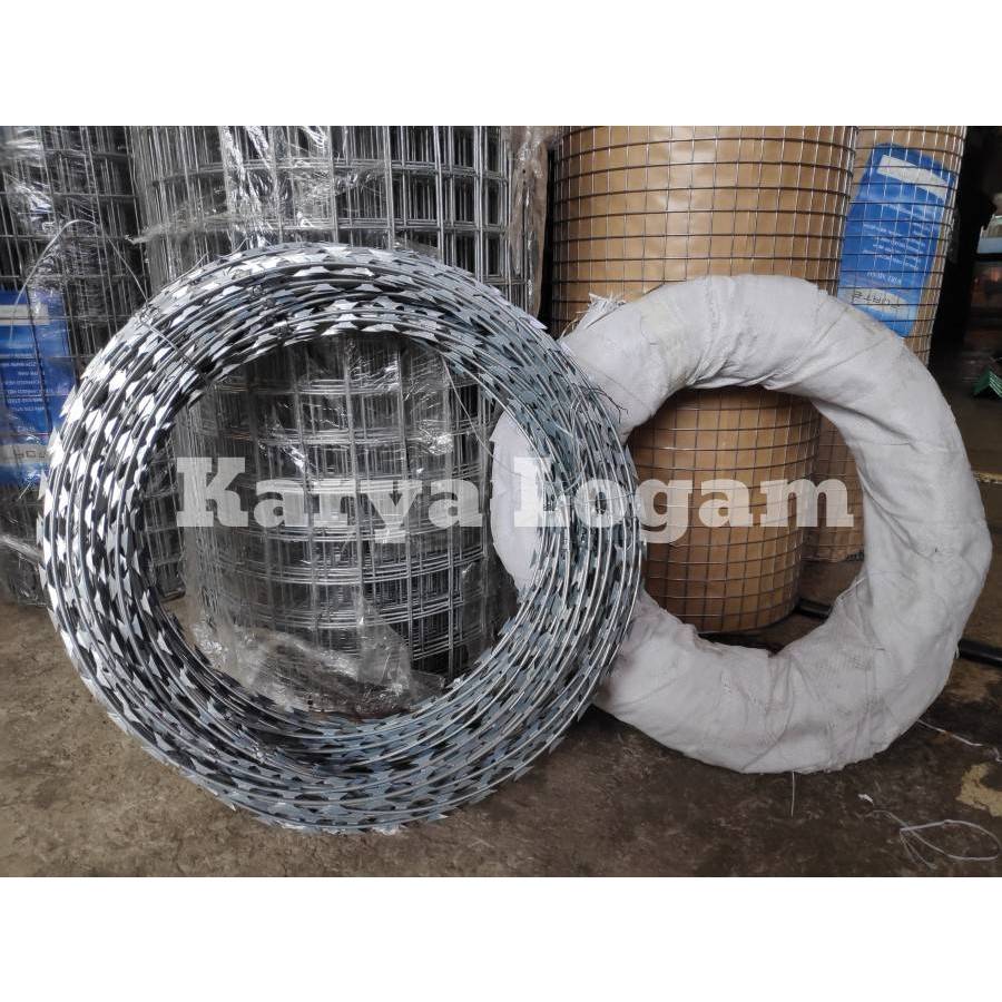 Jual Kawat Duri Silet Razor Wire | Shopee Indonesia
