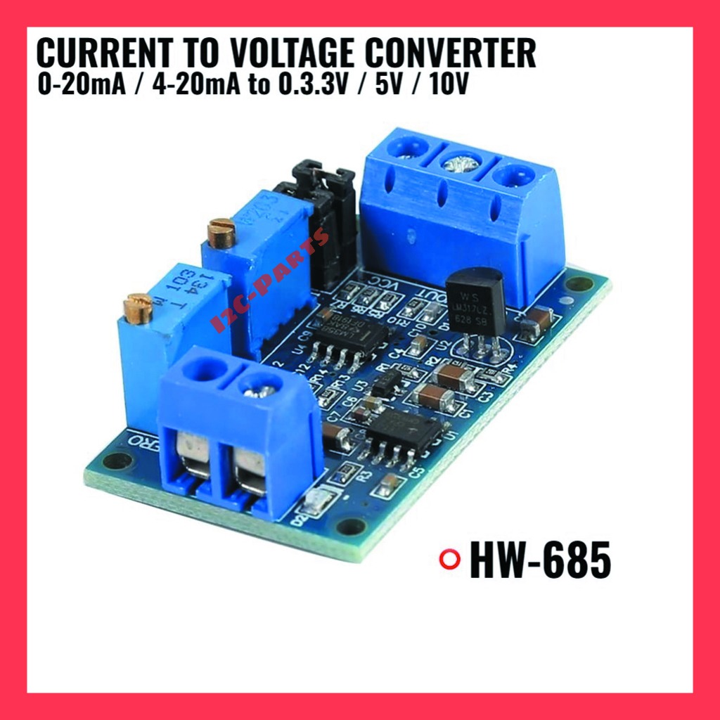 Jual HW-685 Current to Voltage Converter Signal Conversion 4-20mA To 0 ...