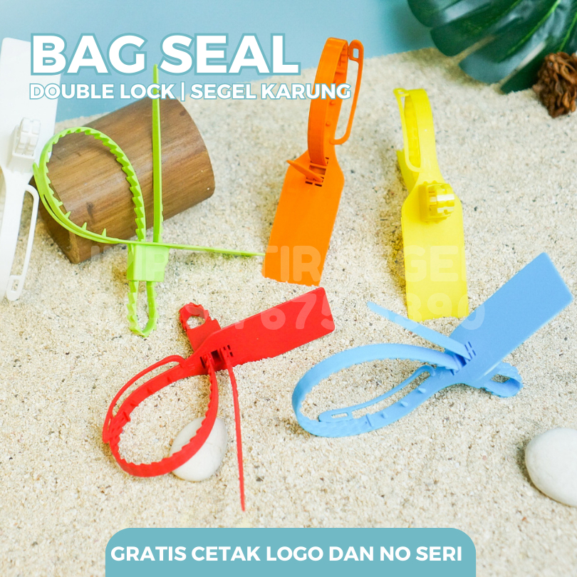 Jual GRATIS CETAK LOGO & NO SERI Segel Plastik DBL Bagseal Security ...