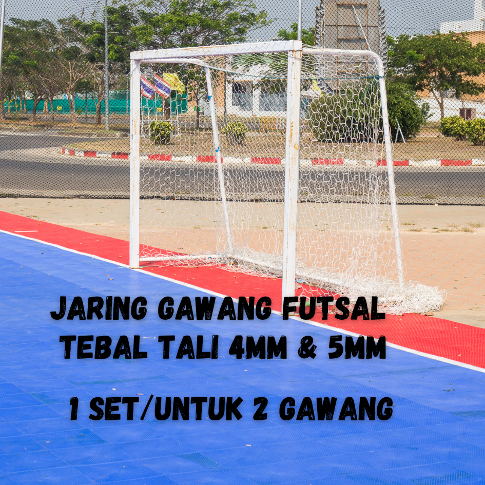 Jual GTO jaring gawang futsal 4mm dan 5mm jaring futsal indoor outdoor ...
