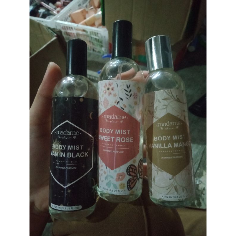 Jual madame body mist inspired parfum - 100ml | Shopee Indonesia