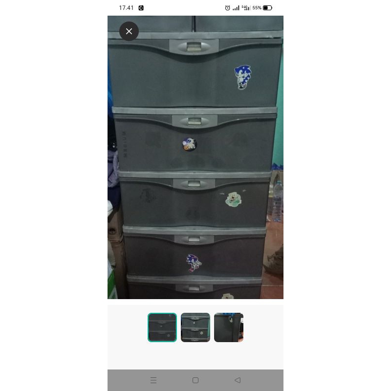 Jual Lemari Lion Star 5 susun plus 2 laci kecil | Shopee Indonesia