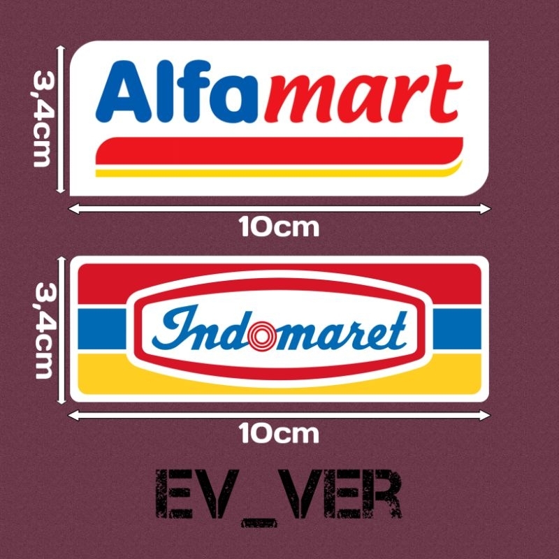 Jual Sticker Stiker Alfamart Indomaret | Shopee Indonesia