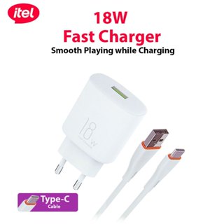 Jual ITEL S23+ CHARGER ORIGINAL 18W TRAVEL ADAPTOR 18W FAST CHARGER ...