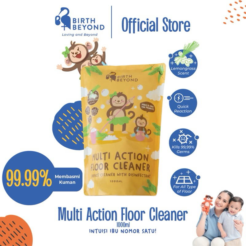 Jual Birth Beyond Multi Action Floor Cleaner 1000ml Pembersih Lantai ...