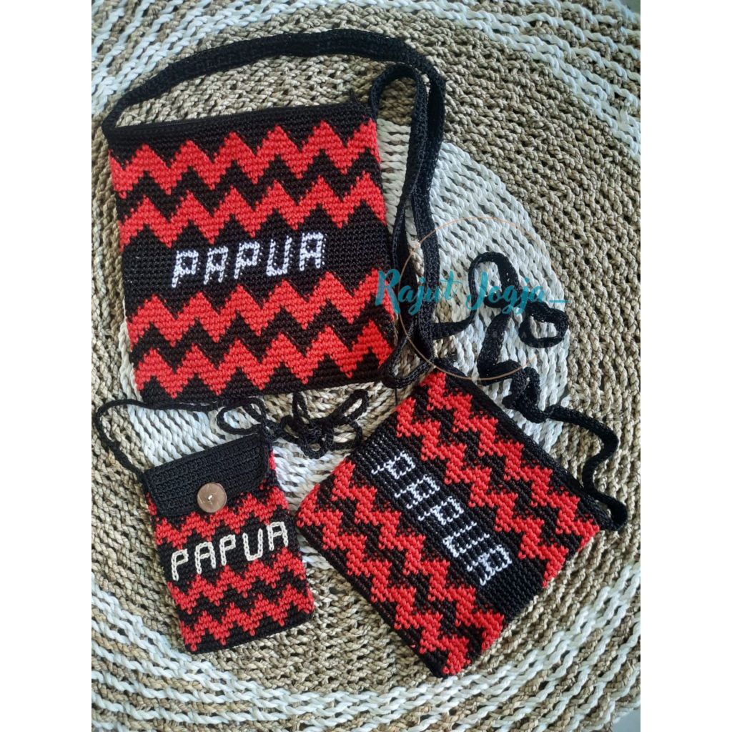 Jual Tas Papua , tas rajut , noken Papua, Tas selempang, Tas selempang ...