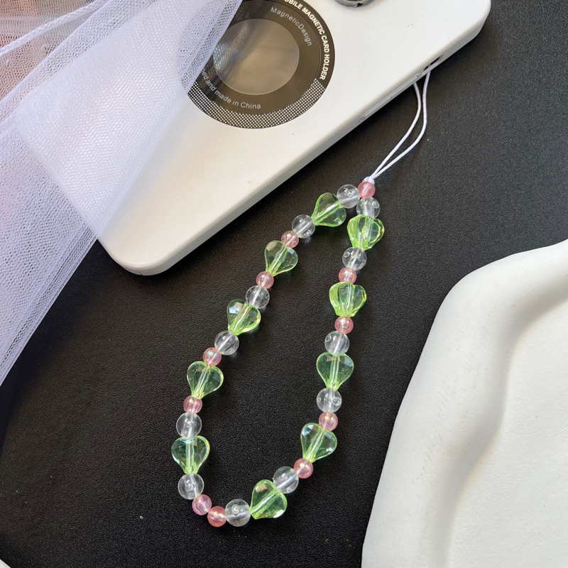 Jual Phone Strap Beads Bening Series/ Tali Lanyard Handphone Manik KUPU ...