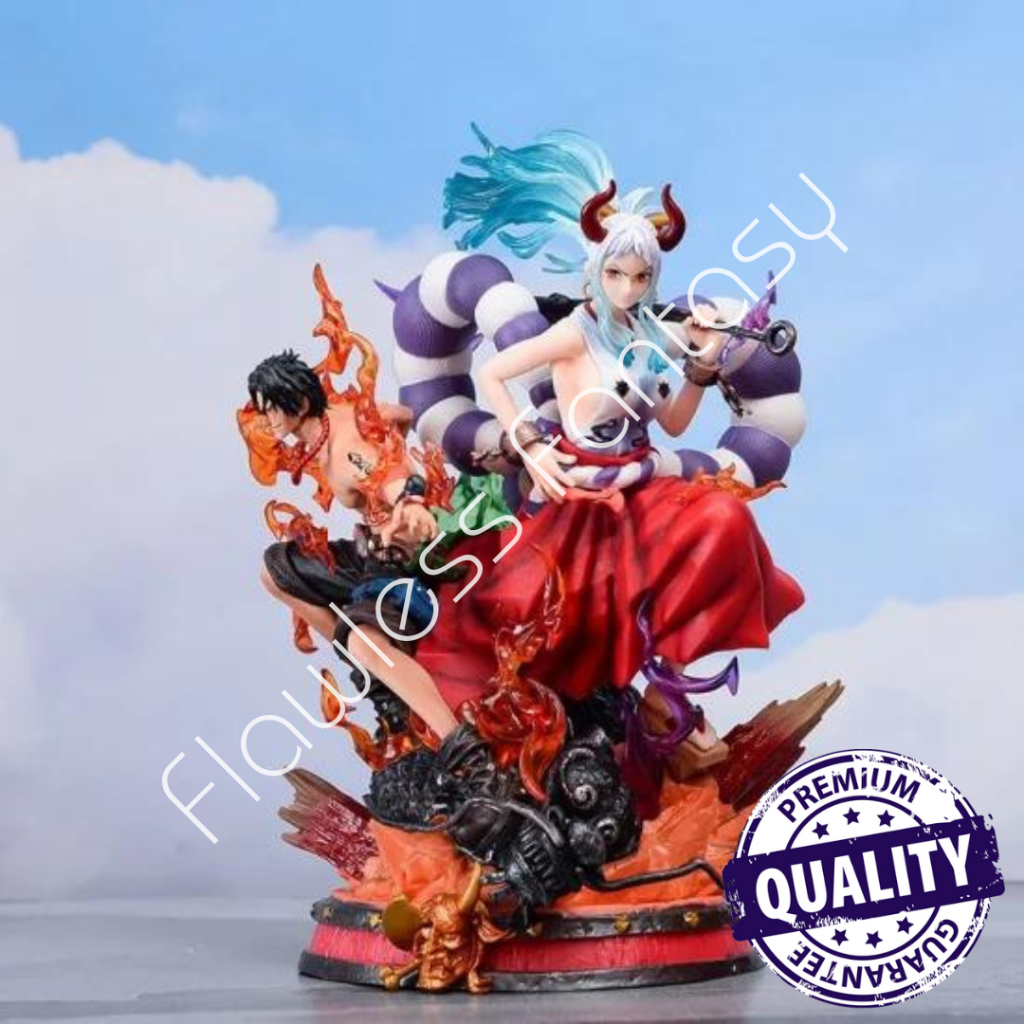 Jual One Piece Ace dan Yamato Statue Action Figure | Shopee Indonesia