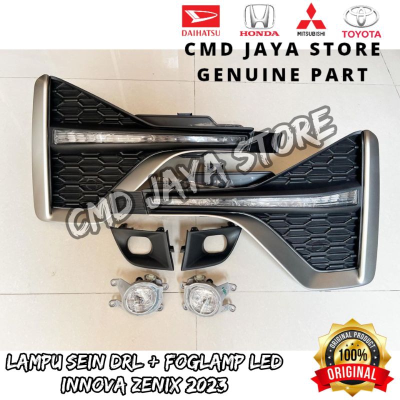 Jual DRL LED Innova Zenix / Lampu Sein Drl Innova Zenix Paket Komplit ...