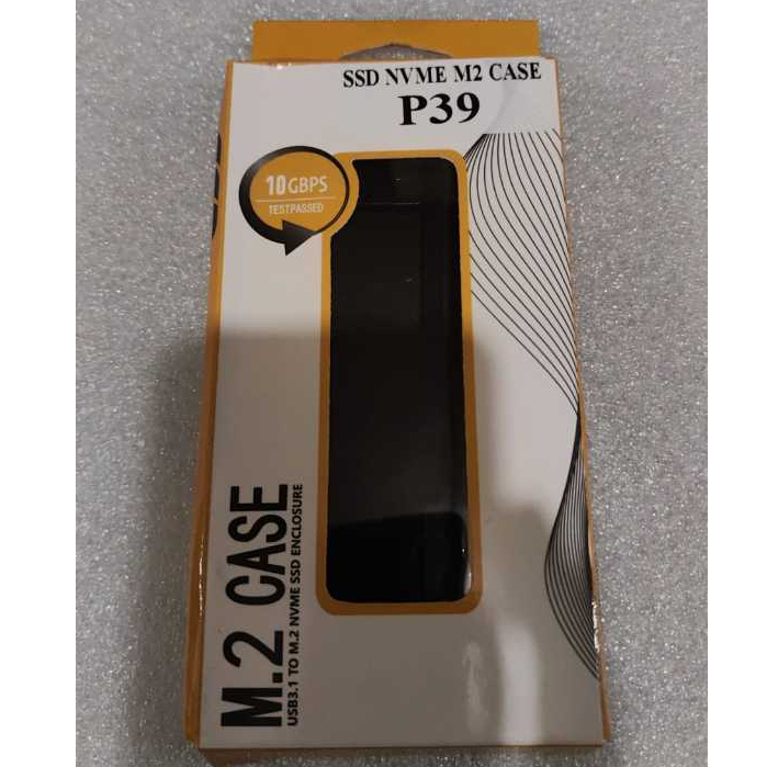 Jual Enclosure SSD NVME M2 Case P39 ( Usb 3.0 to Type C ) | Shopee ...