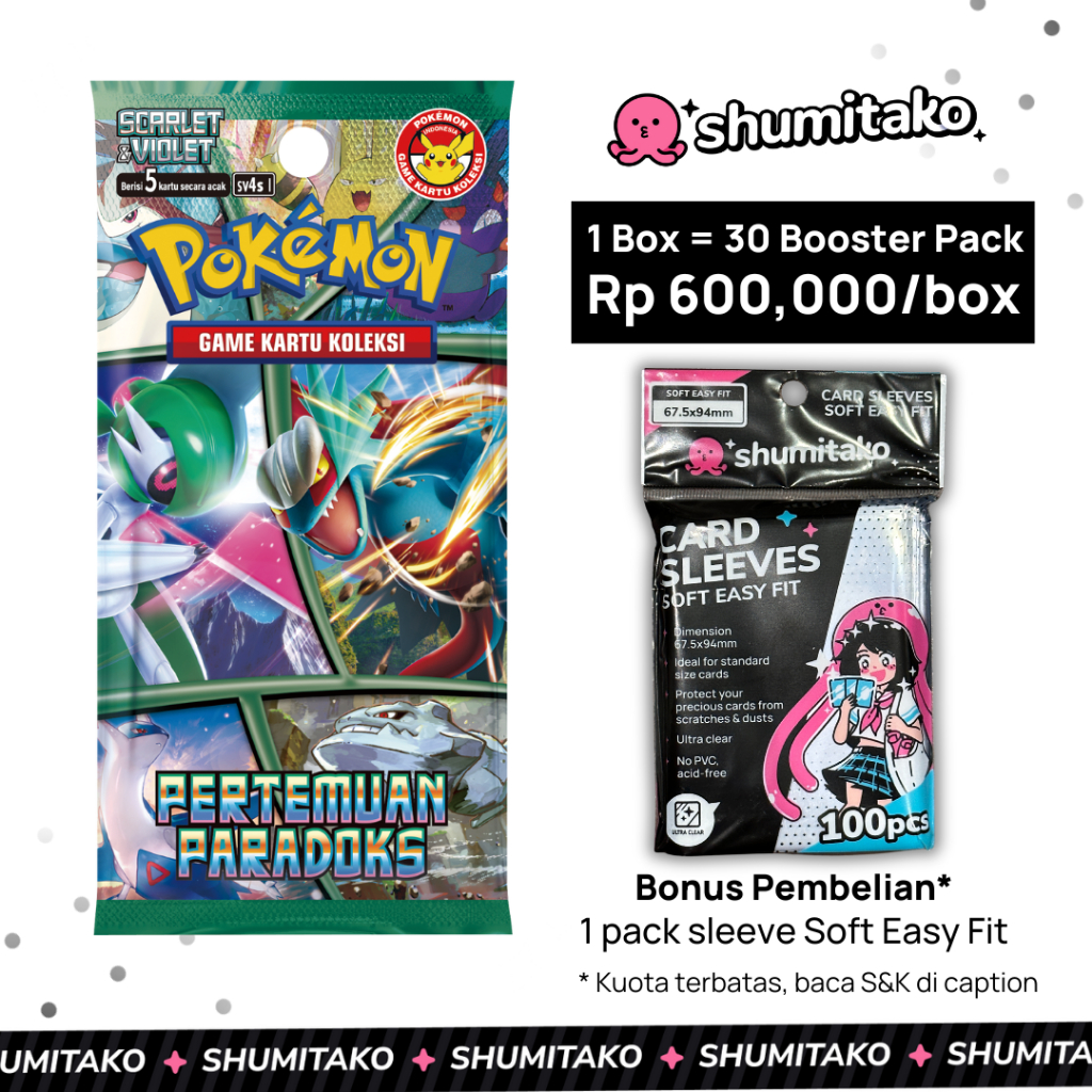Jual Pokemon TCG Indonesia SV4s Pertemuan Paradoks Booster Box | Shopee Indonesia