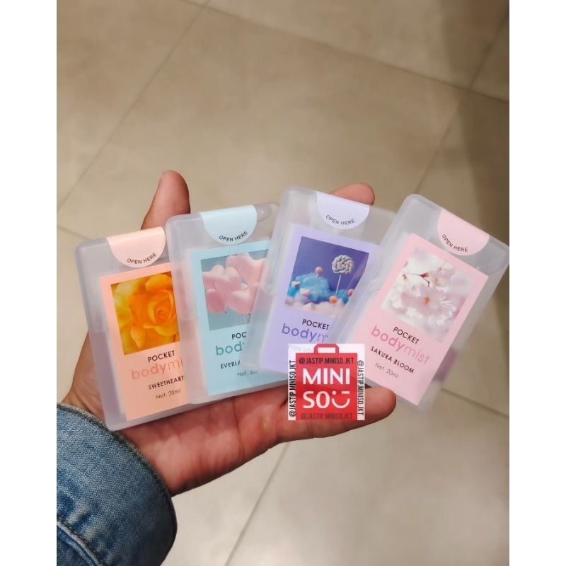 Jual MINISO 🆕 Girl's Pocket Body Mist SAKURA BLOOM / SWEETHEART ...